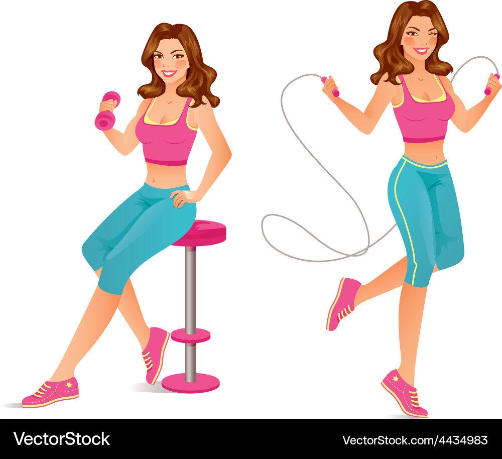 Fitness Royalty Free Vector Image - VectorStock
