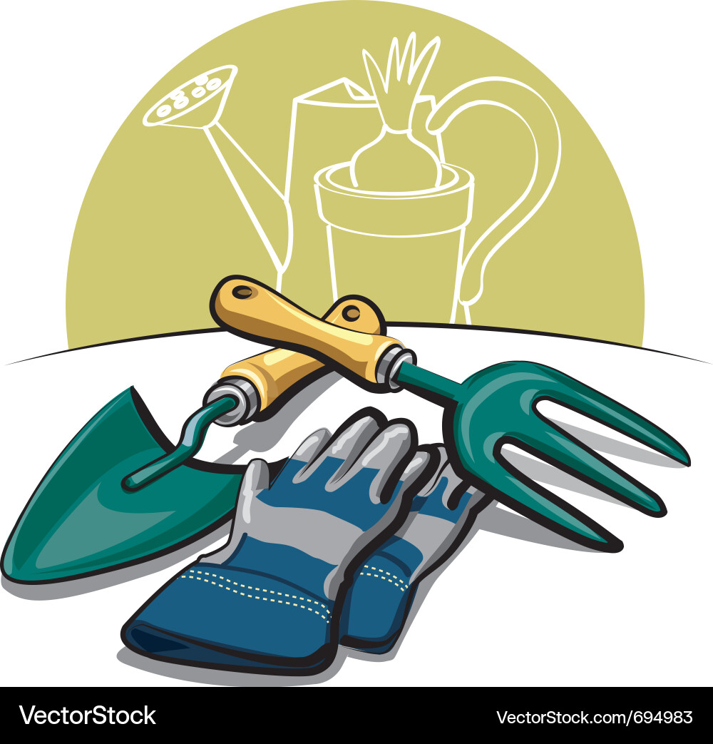 Gardening tools Royalty Free Vector Image - VectorStock