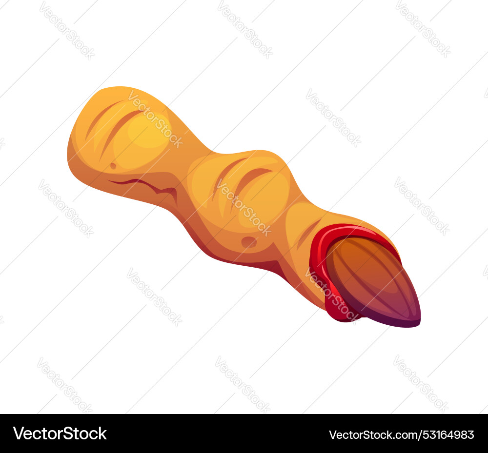 Halloween witch finger cartoon holiday dessert Vector Image