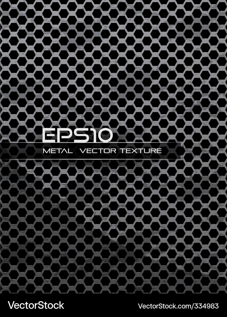 Industrial Metal Grid Texture Royalty Free Vector Image