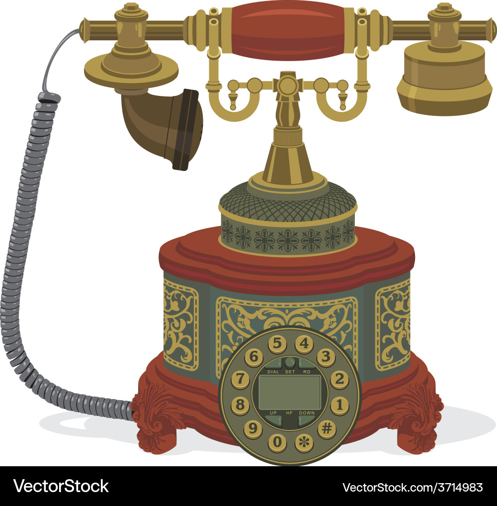 Telephone Royalty Free Vector Image - VectorStock