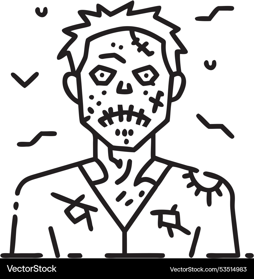 Zombie apocalypse designs bringing the undead Vector Image