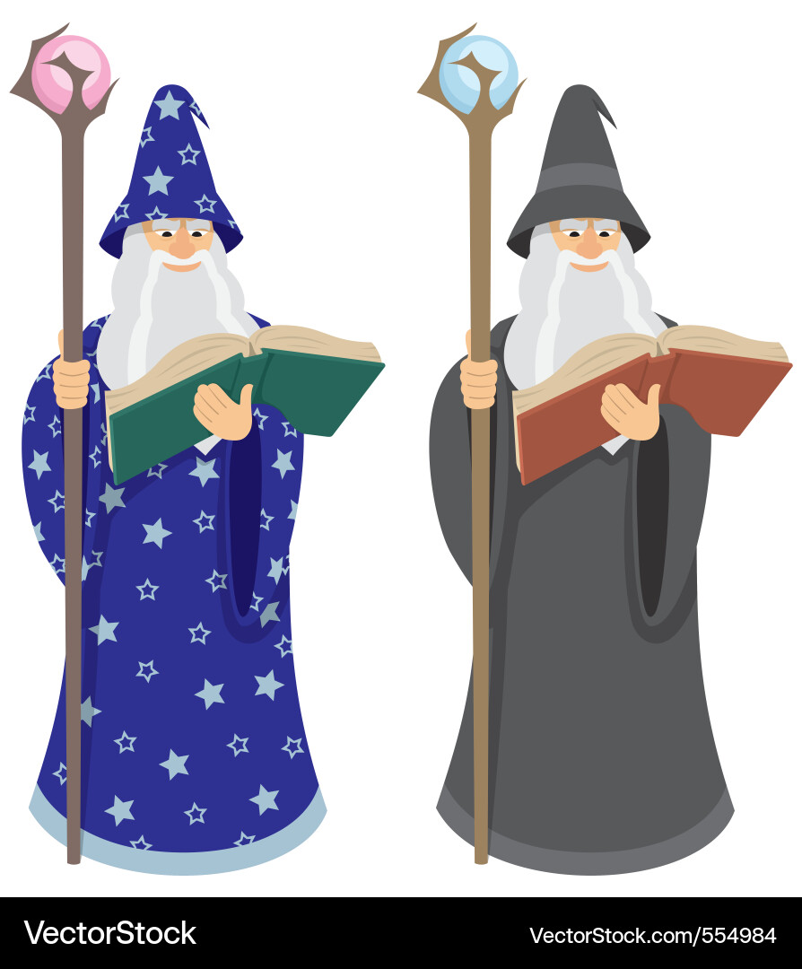Wizard Royalty Free Vector Image - VectorStock