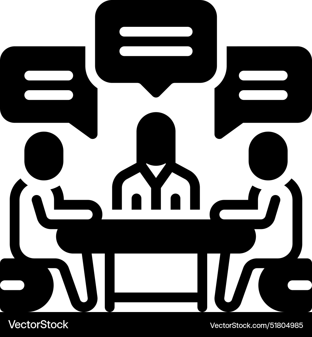 Discussion Royalty Free Vector Image - VectorStock