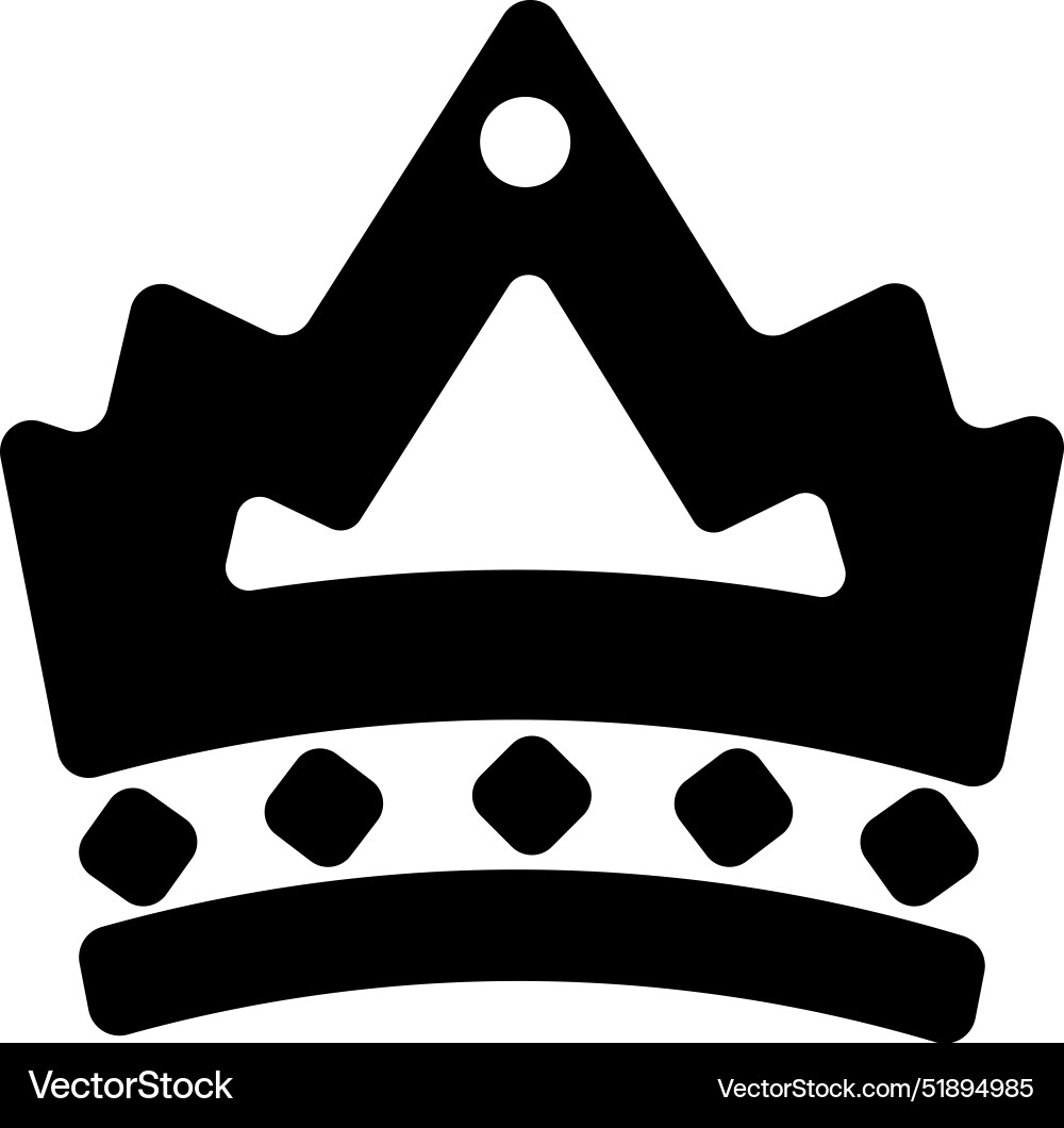 Emperor crown Royalty Free Vector Image - VectorStock