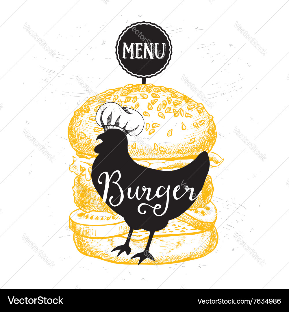 Restaurant cafe menu template design Royalty Free Vector