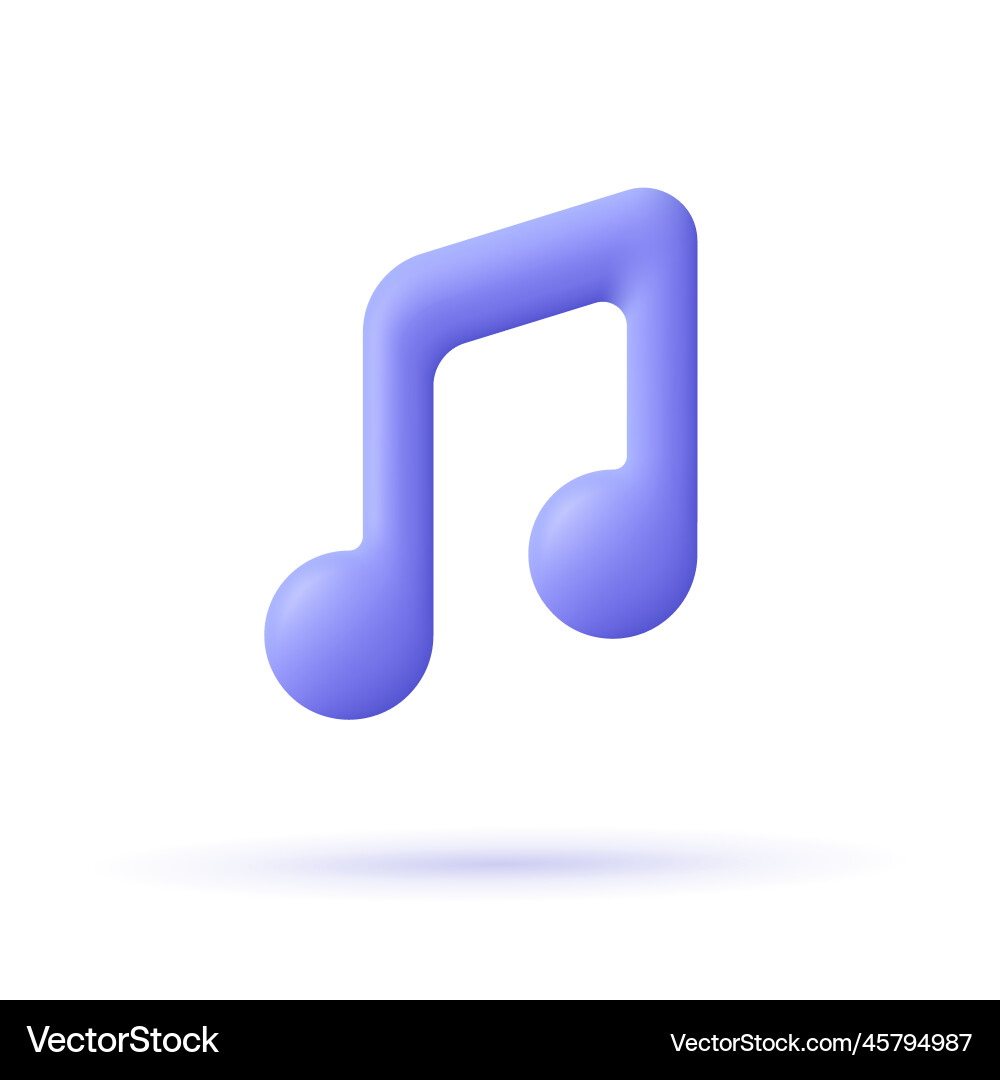 Musical Note Icon - Melody Royalty Free Vector Image