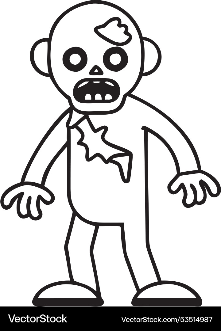 Zombie apocalypse designs bringing the undead Vector Image