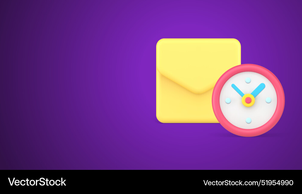 Express mail delivery electronic yellow Royalty Free Vector