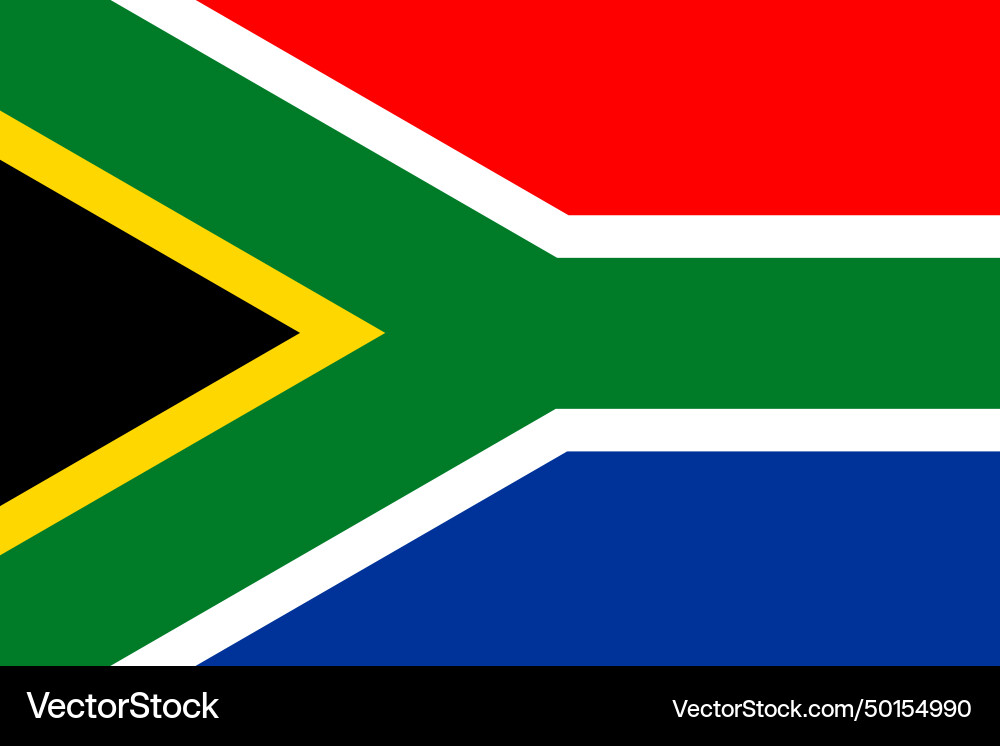 Flags of south africa Royalty Free Vector Image