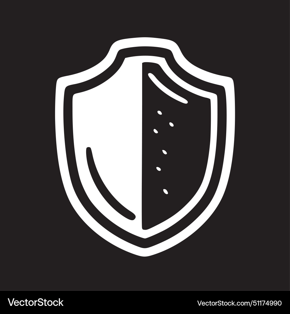 Shield - high quality logo ideal for t-shirt Vector Image