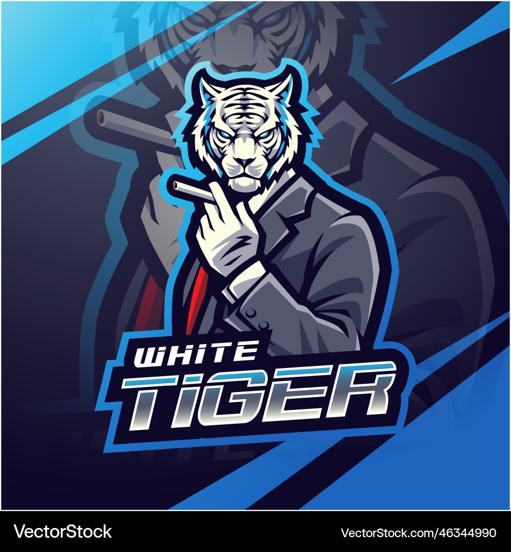 Tiger Mascot Logos Tiger Clipart Logo Cartoon Vector Tiger Image EPS