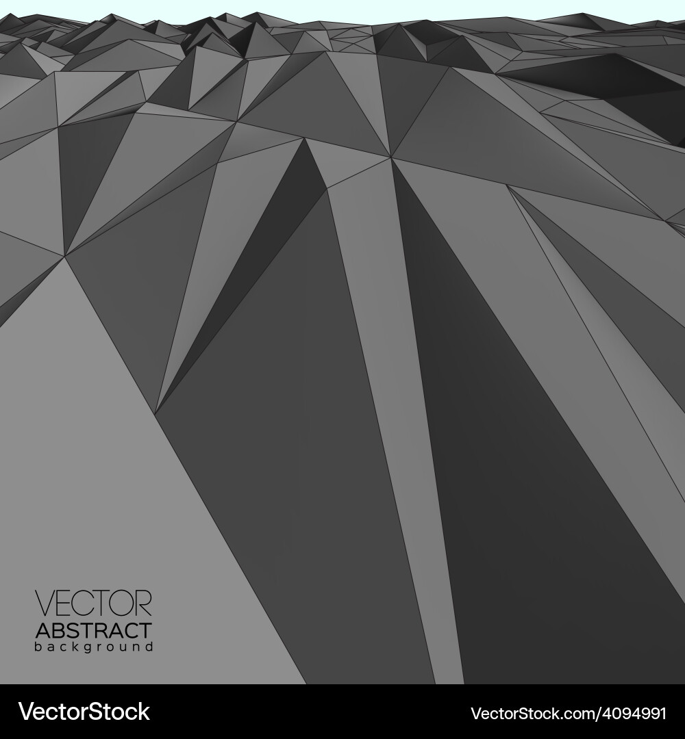 Geometric Mountain Background Royalty Free Vector Image
