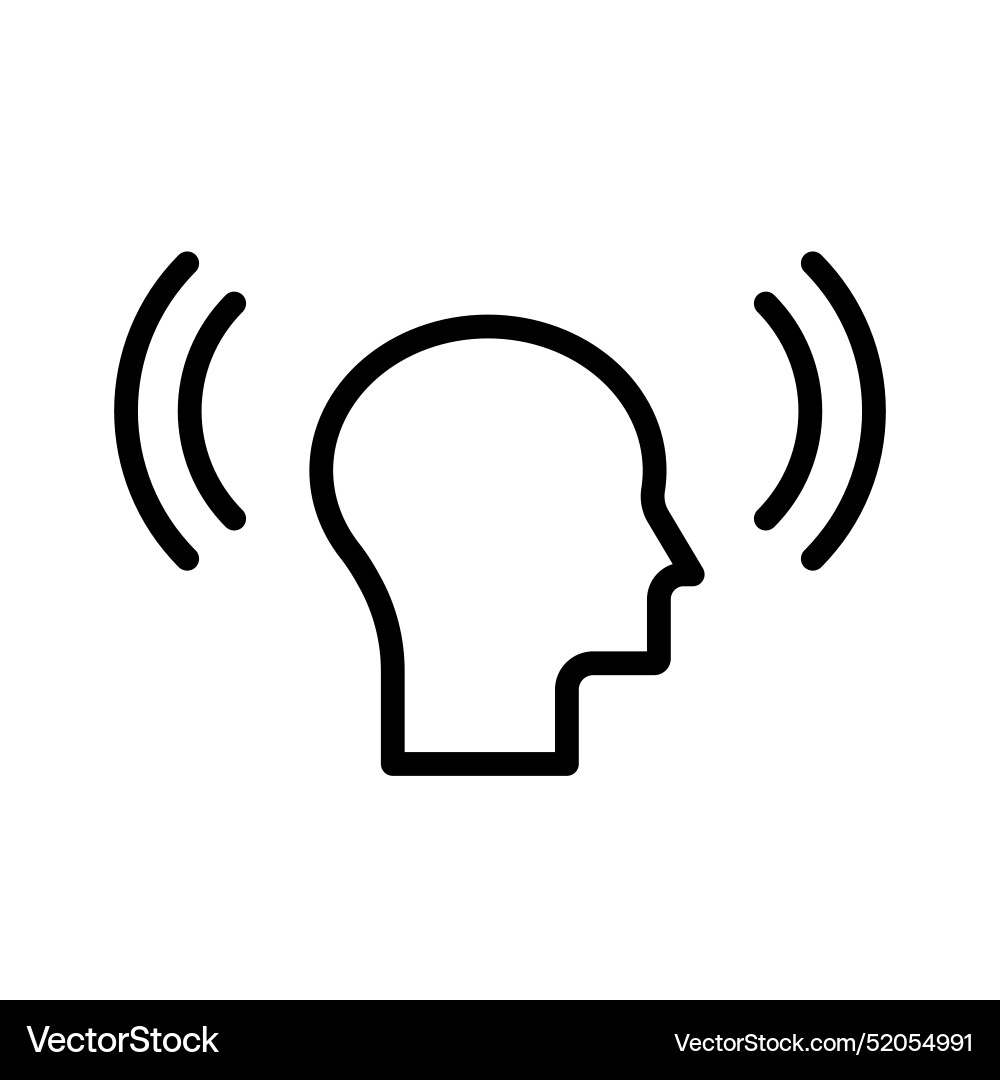 Mind awareness icon for mental health cognitive Vector Image