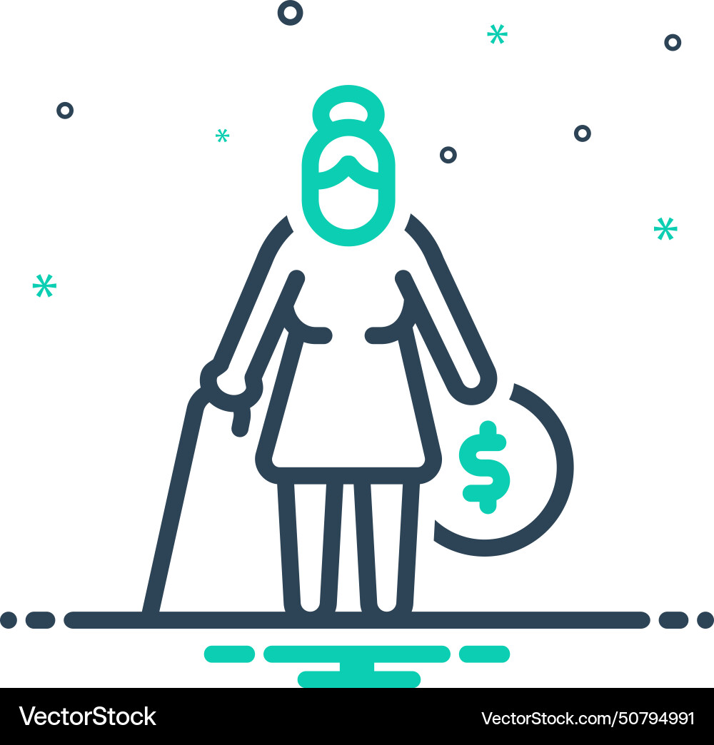 Pension Royalty Free Vector Image - VectorStock