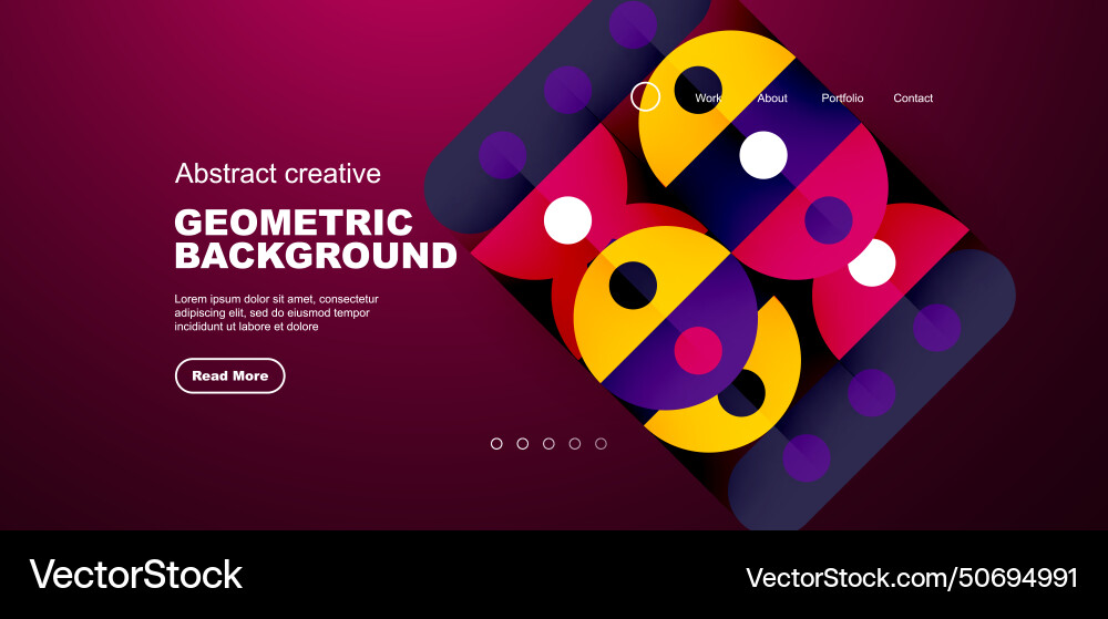 Simple circles and round elements pattern Vector Image