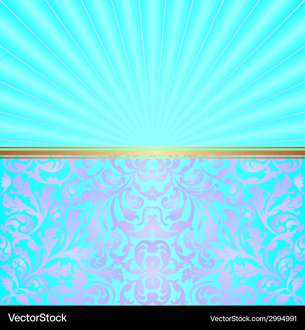 Turquoise background Royalty Free Vector Image