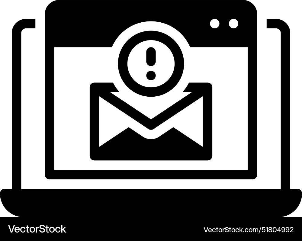 Email virus Royalty Free Vector Image - VectorStock