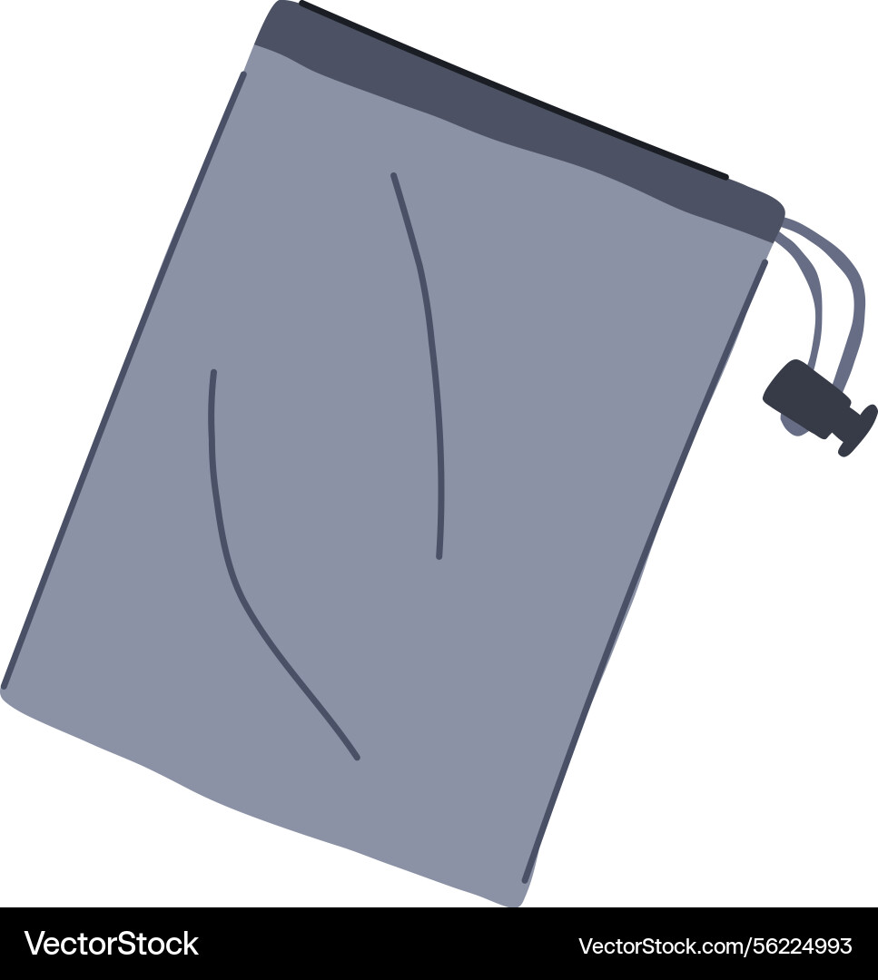 Airtight compression bag cartoon Royalty Free Vector Image