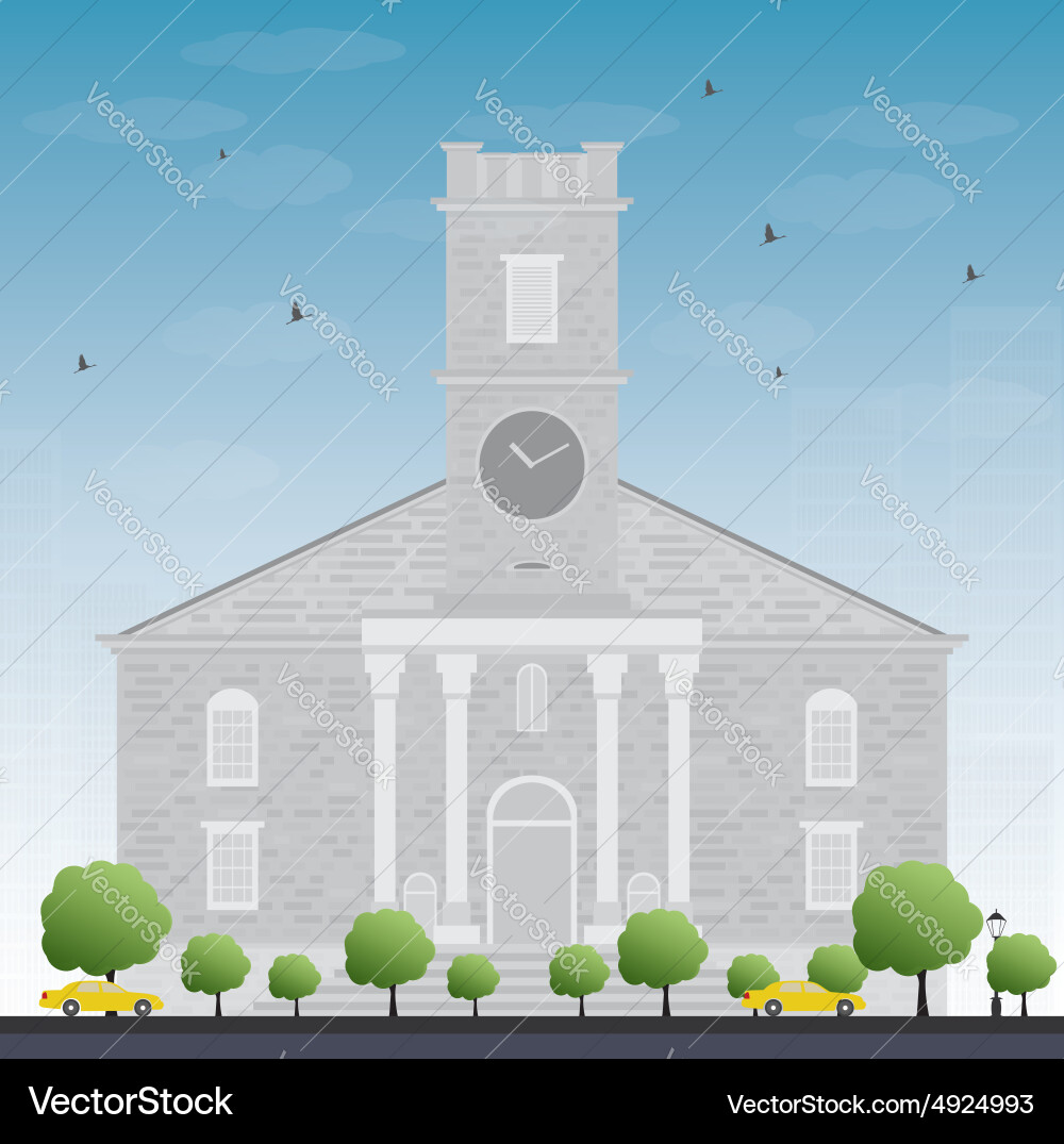 Kirche Lizenzfreies Vektorbild - VectorStock