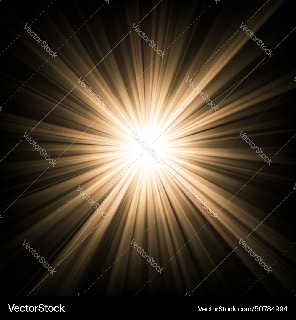 Light shining from darkness Royalty Free Vector Image