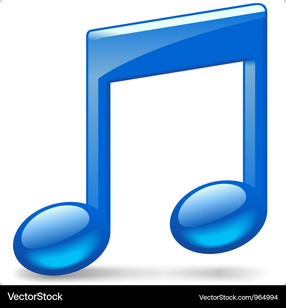 Musical Note Icon Royalty Free Vector Image - VectorStock