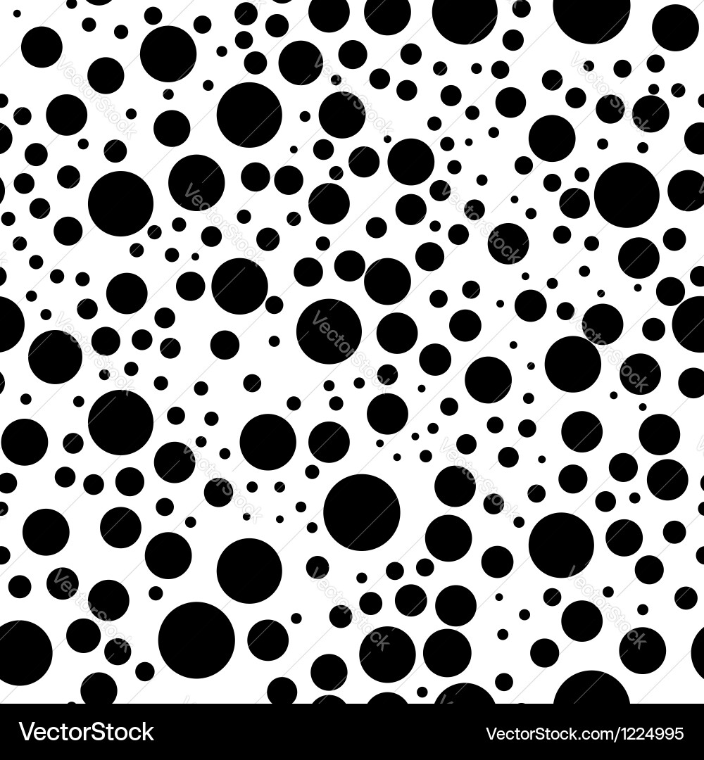 Black and White Circle Pattern Royalty Free Vector Image