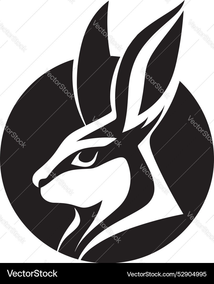 Black hawk predator logo Royalty Free Vector Image