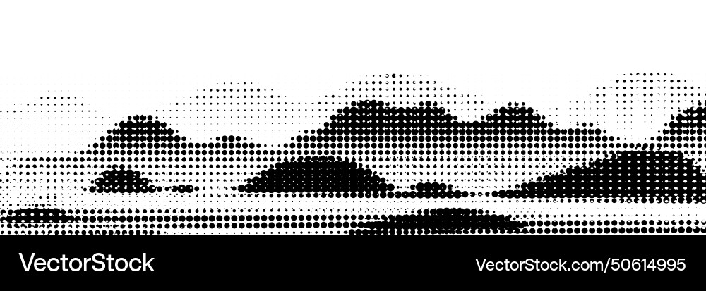 Grayscale halftone dots background Royalty Free Vector Image