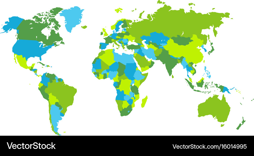 World Map Illustration Royalty Free Vector Image