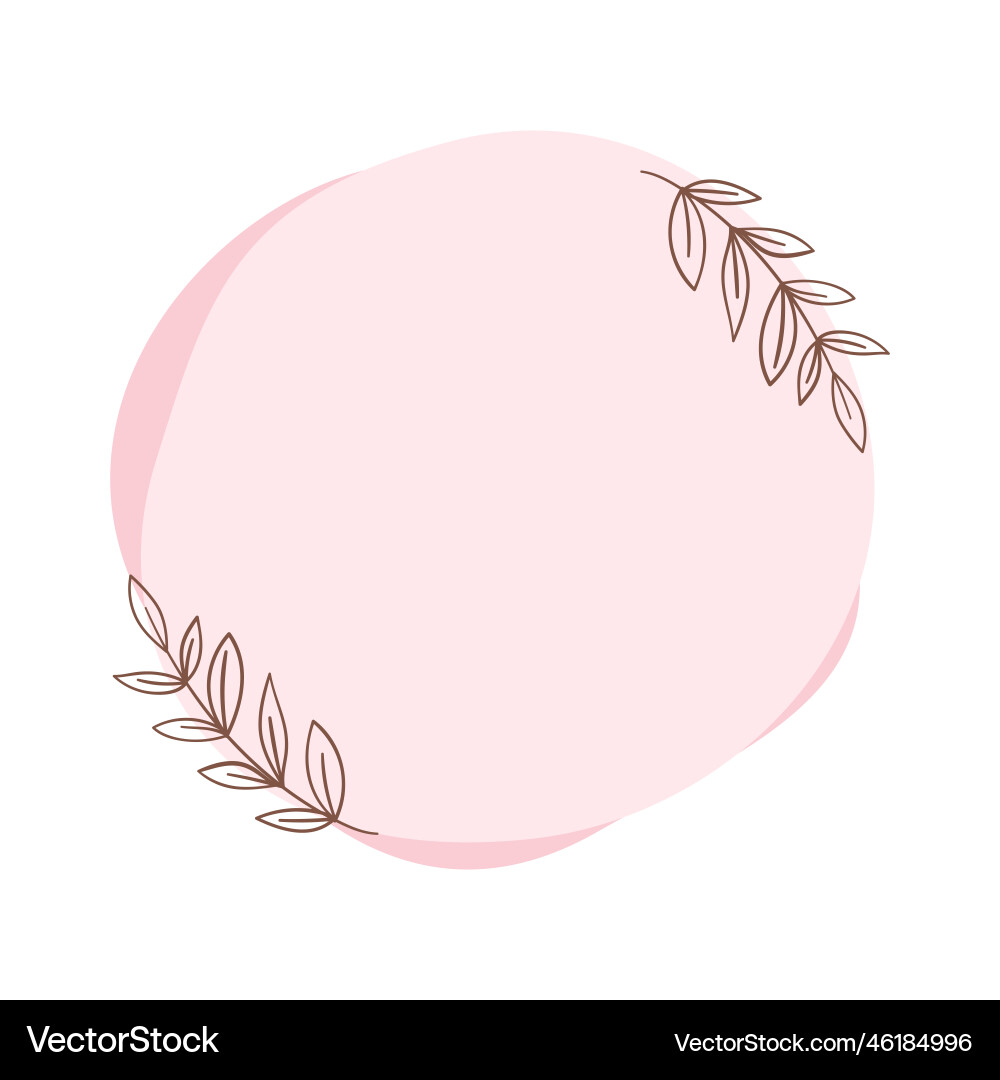 Cute Circle Flower Border