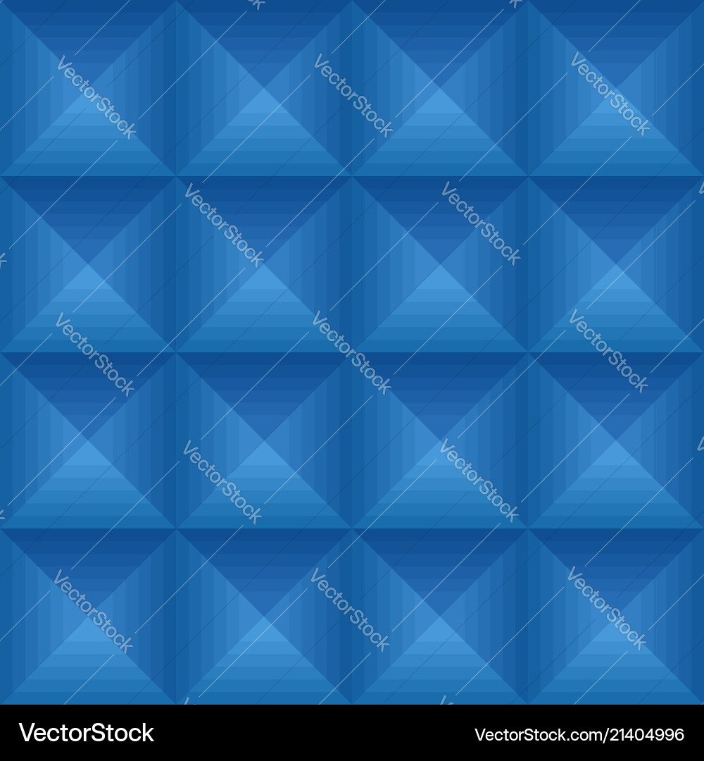 Seamless blue ethno pattern with squares Vector Image
