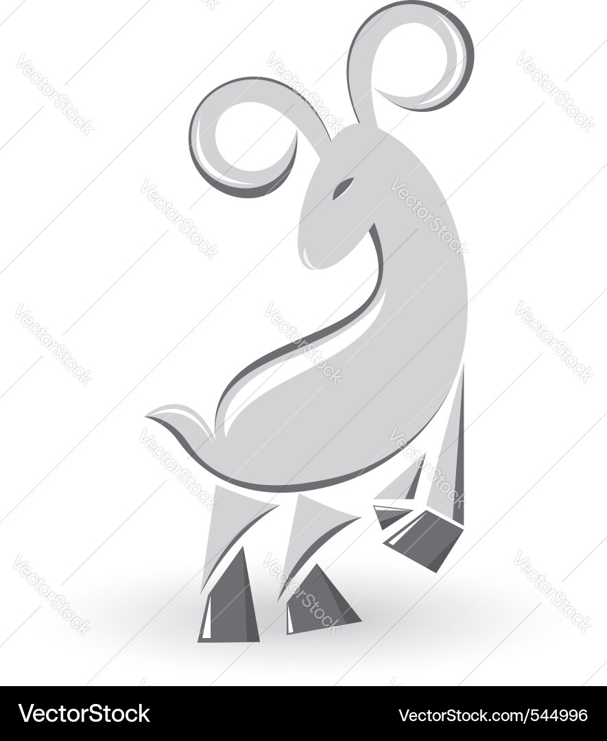 Zodiac sign aries Royalty Free Vector Image - VectorStock