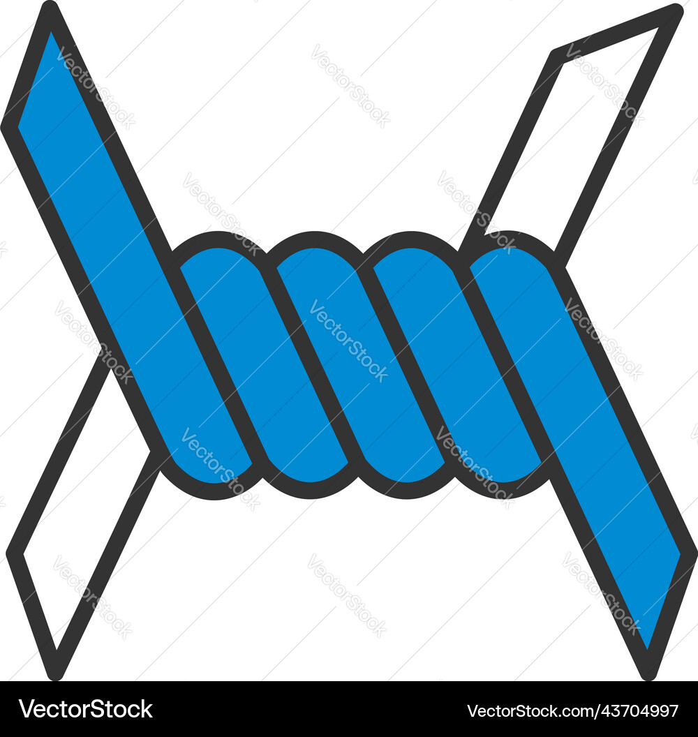 Barbed wire icon Royalty Free Vector Image - VectorStock