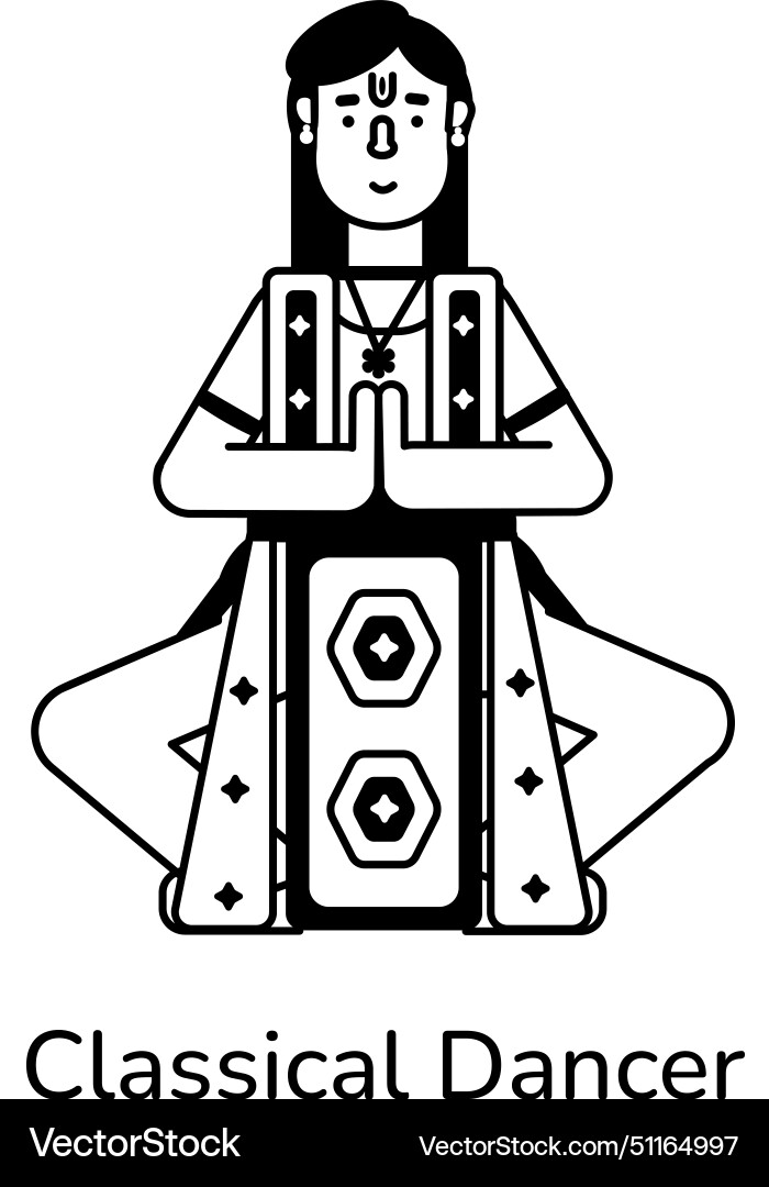 Classical dancer Royalty Free Vector Image - VectorStock