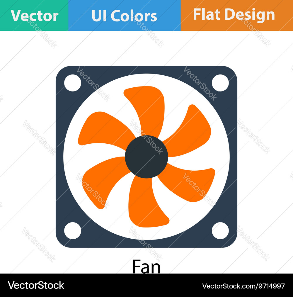 Fan icon Royalty Free Vector Image - VectorStock
