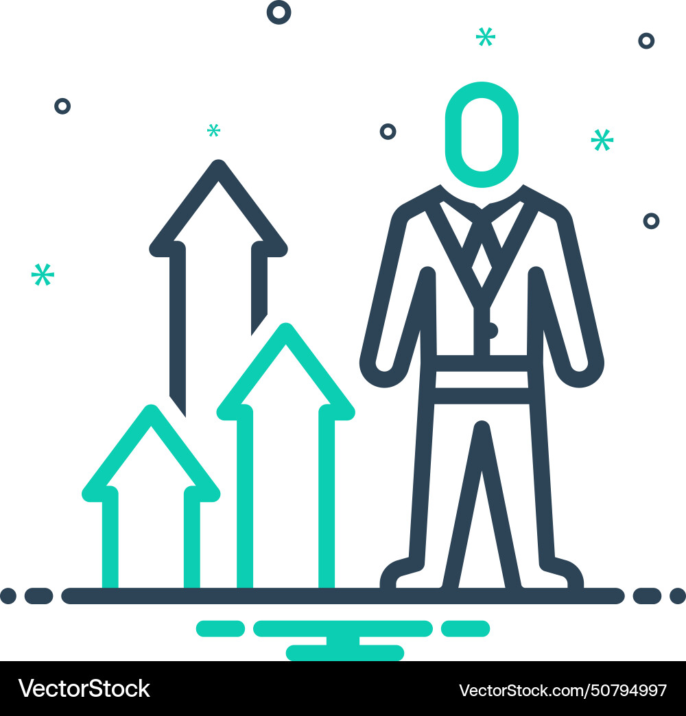 Personal growth Royalty Free Vector Image - VectorStock