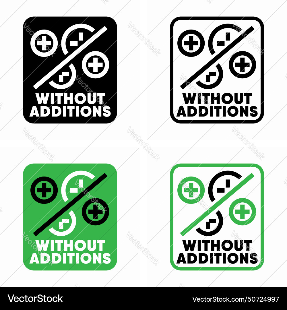 Without additions information sign Royalty Free Vector Image