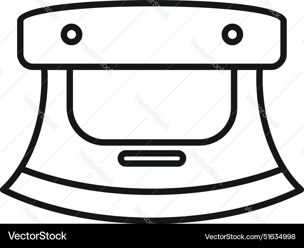 Ulu knife icon eskimo traditional chopping tool Vector Image