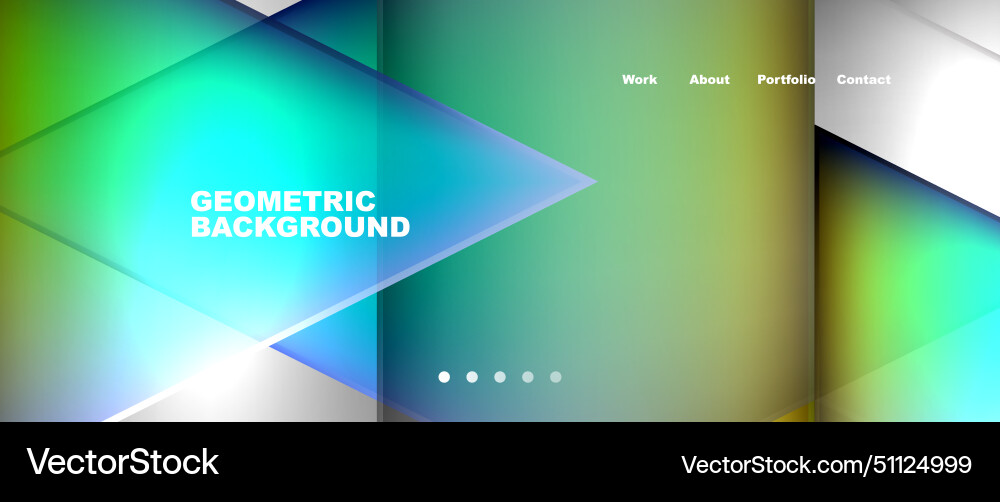Multimedia geometric background with numerous Vector Image
