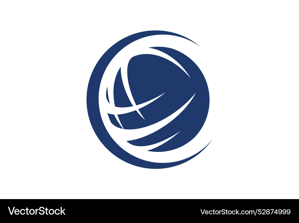 Wire around world faster design Royalty Free Vector Image