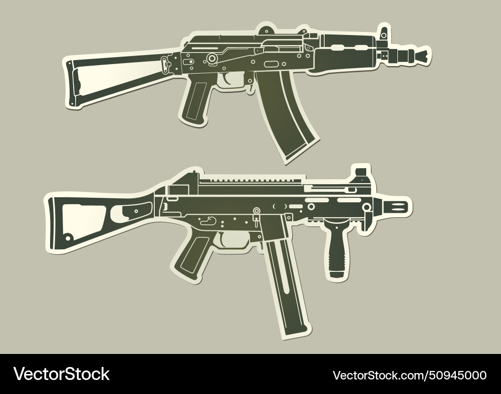 Aksu and ump sticker Royalty Free Vector Image