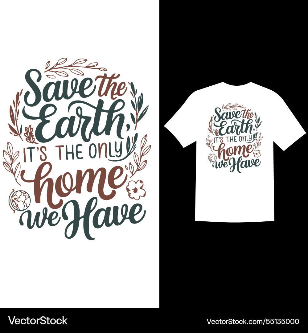 Minimalist modern t-shirt design Royalty Free Vector Image