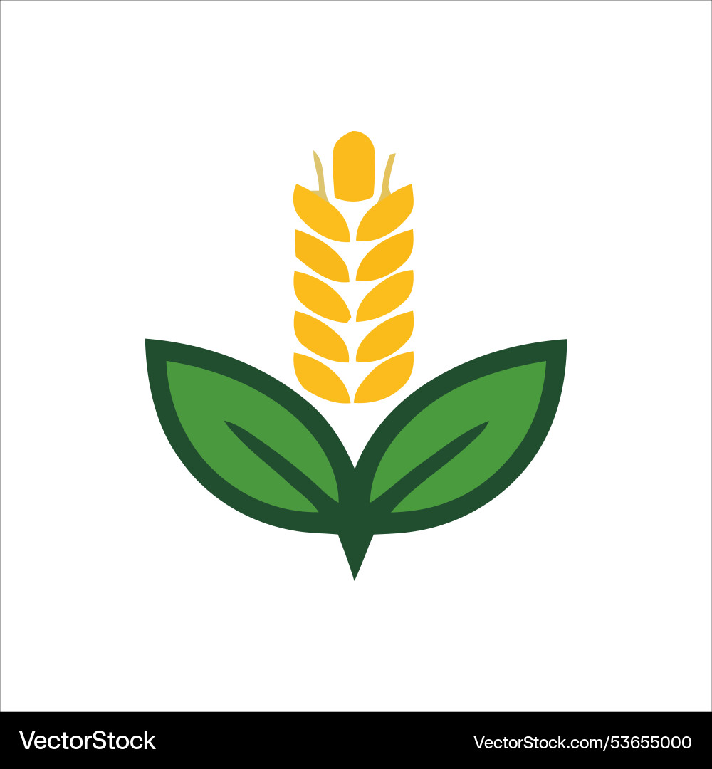 Modern farm logo Royalty Free Vector Image - VectorStock
