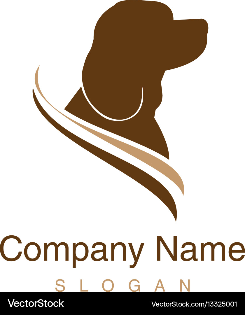 Cocker Spaniel Pet Logo Royalty Free Vector Image