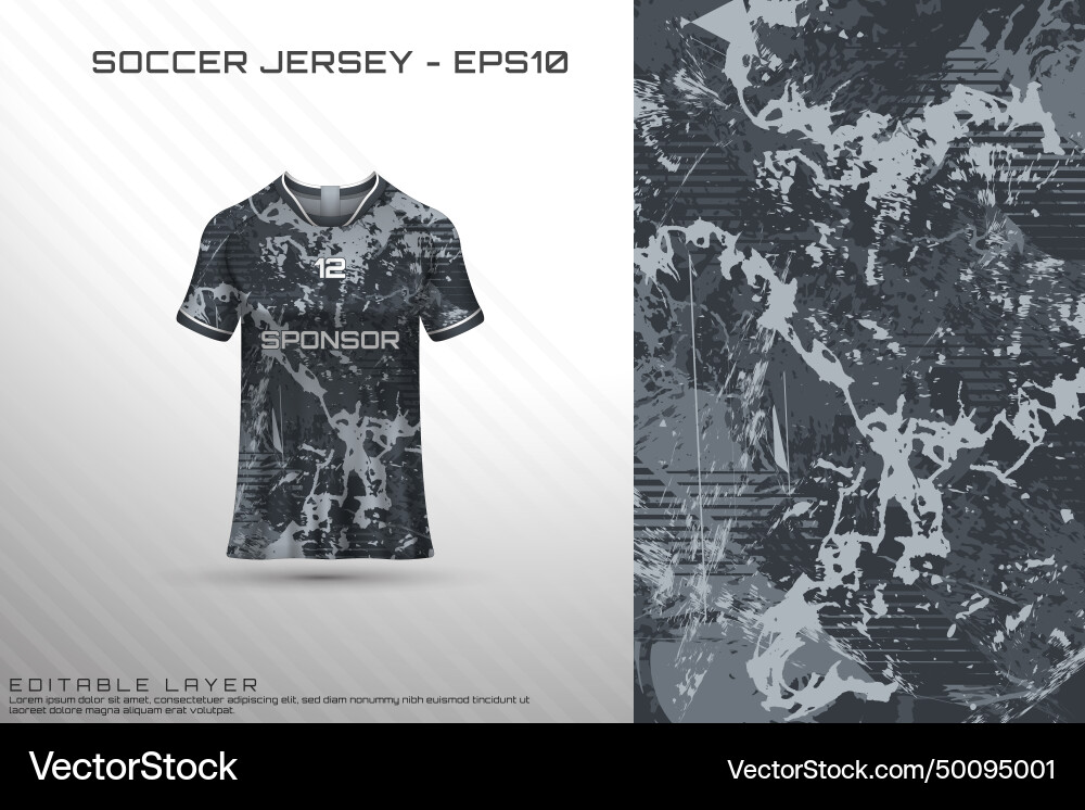 Sports jersey design Royalty Free Vector Image