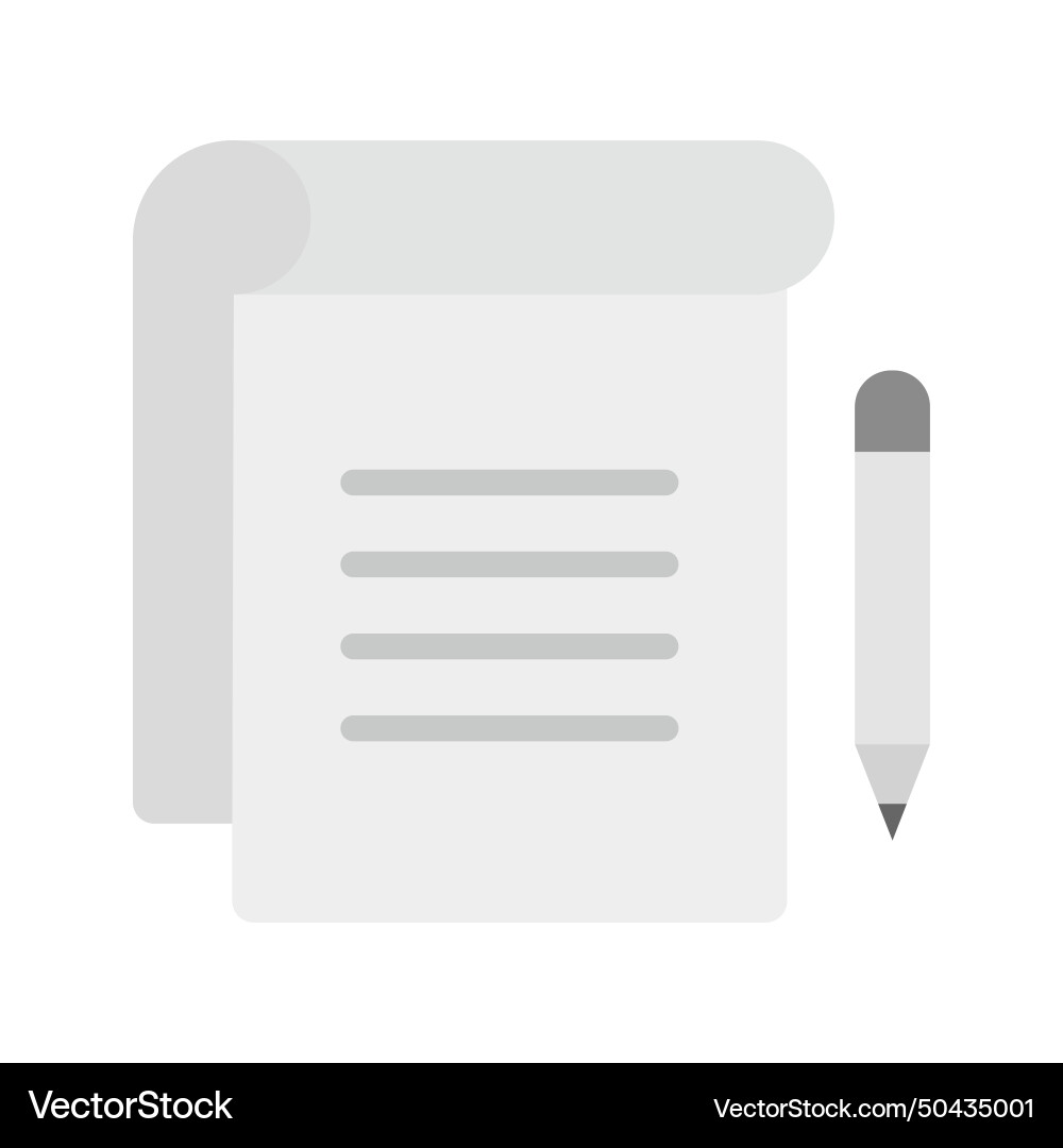 Taking notes icon image Royalty Free Vector Image