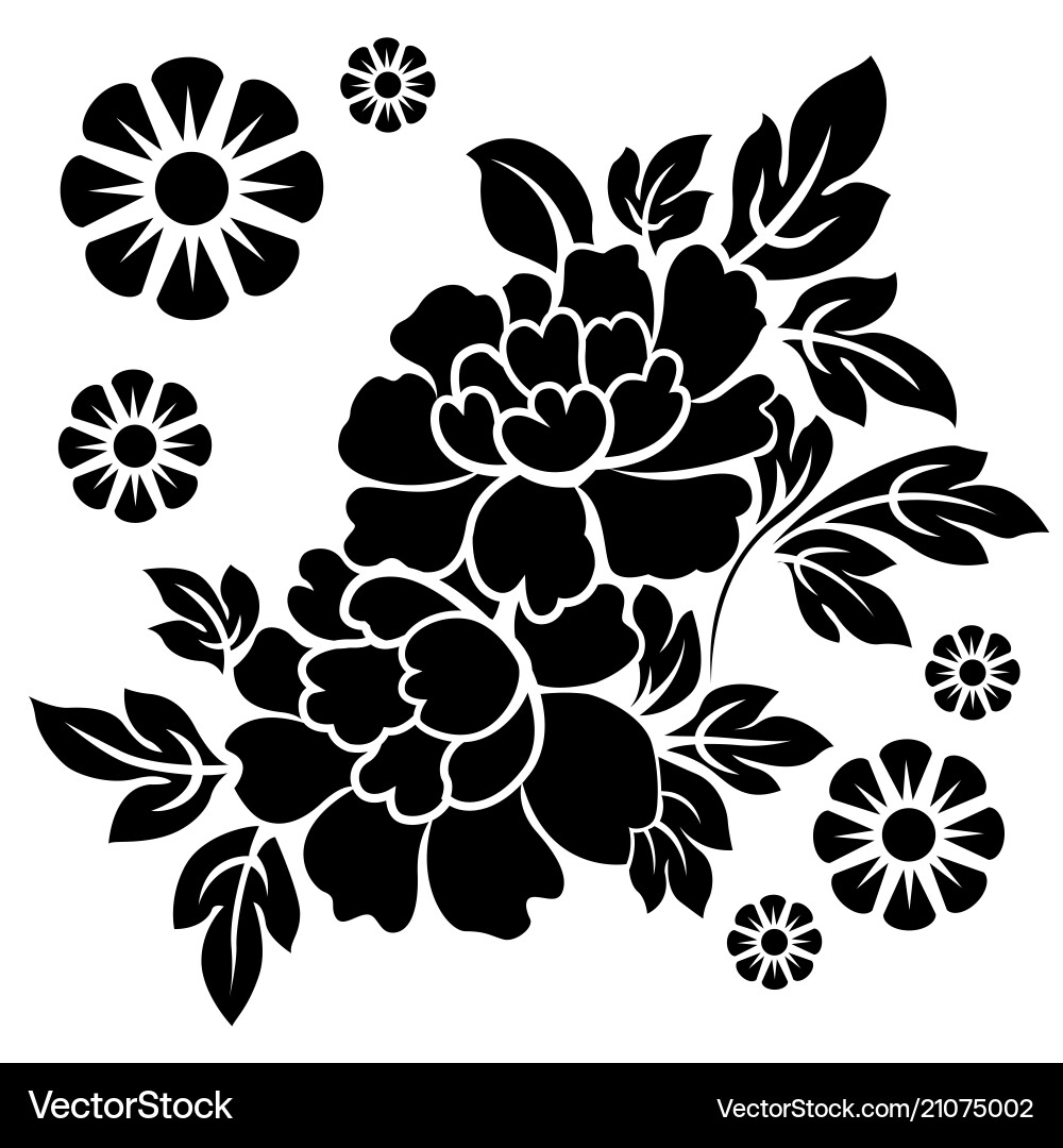 Flower Vector Silhouette Lotus Flower Silhouette PNG And Vector Images