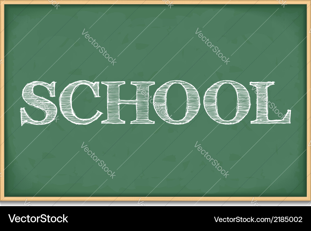School Royalty Free Vector Image - VectorStock