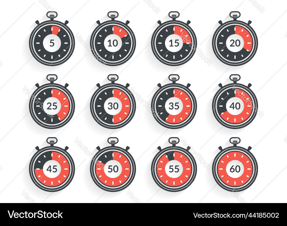 Stopwatch Royalty Free Vector Image - VectorStock